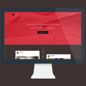 mooTimeline Landing Page Theme | mooCommunity - Social Networking Script