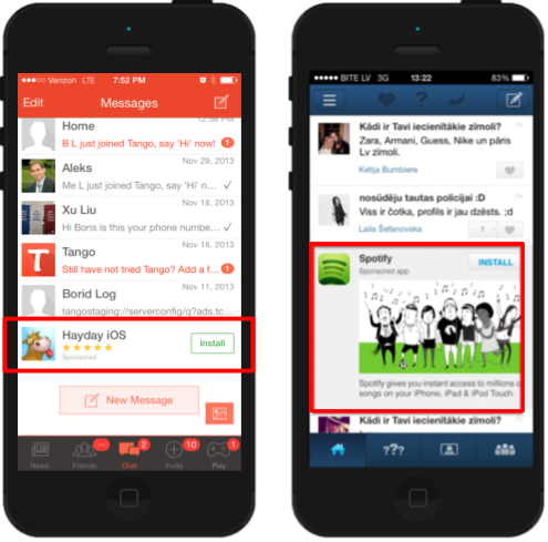 Native Admob ads between news feed posts | mooCommunity - Social Networking Script